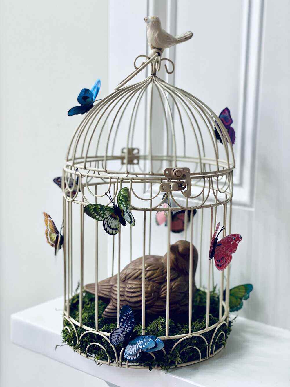 DIY Butterfly Bird Cage - Crafty Creative Mama