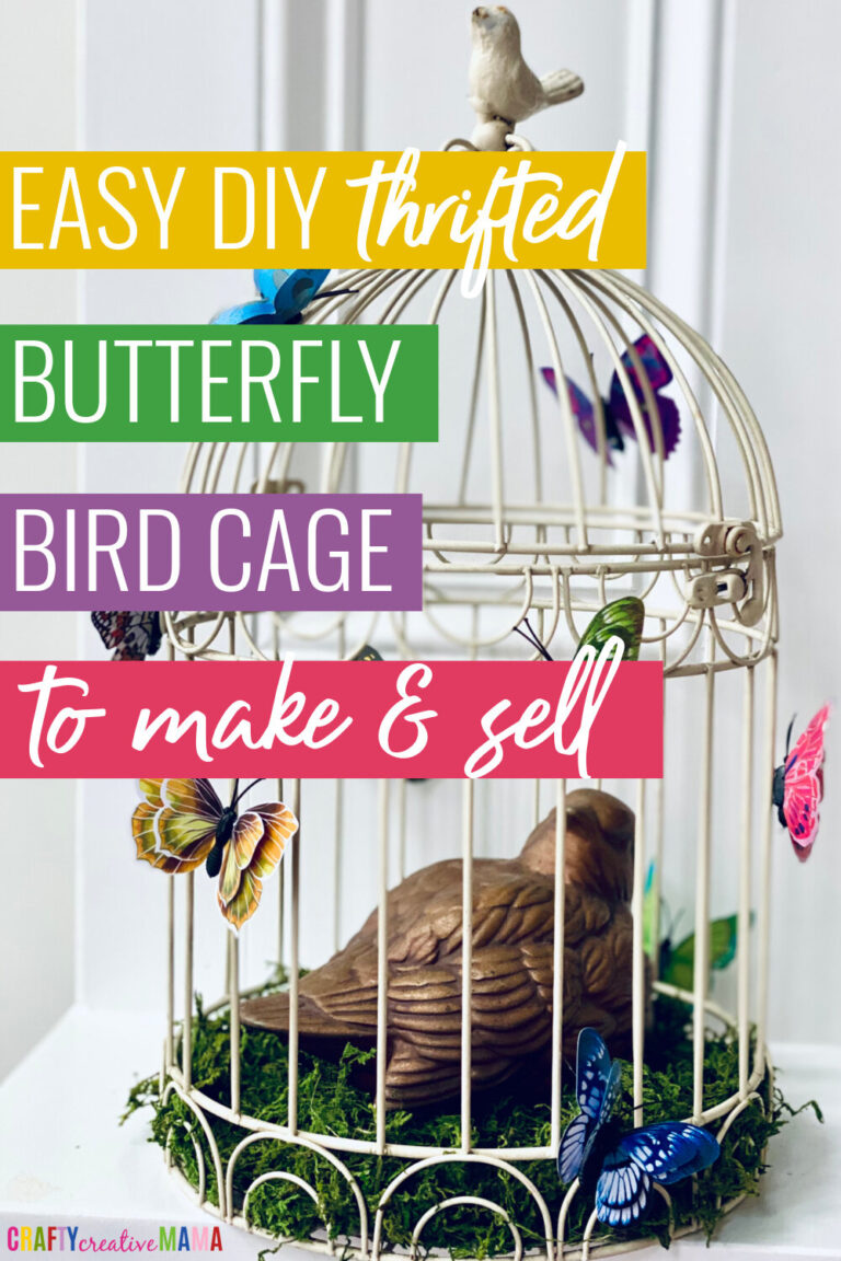 DIY Butterfly Bird Cage - Crafty Creative Mama